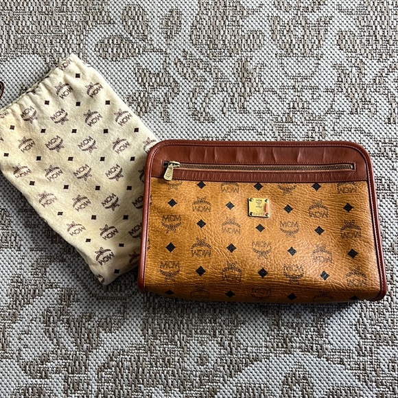 MCM | Bags | Mcm Pouch | Poshmark